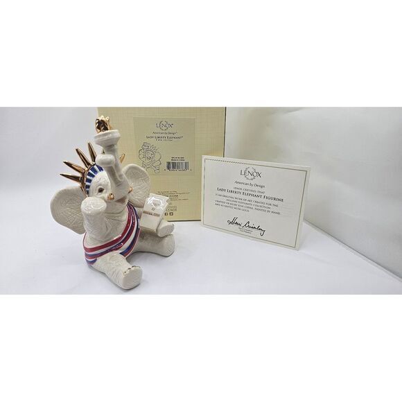 Lenox | Art | Lenox Lady Liberty Elephant Figurine | Poshmark